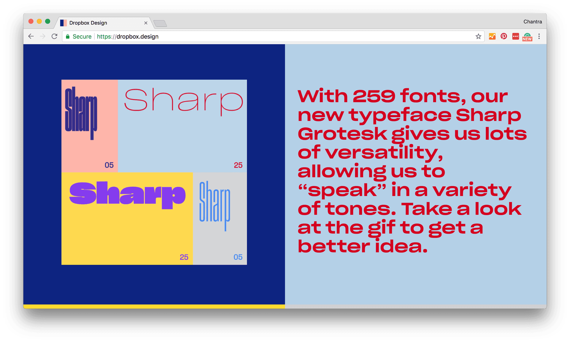 Dropbox – Sharp Type